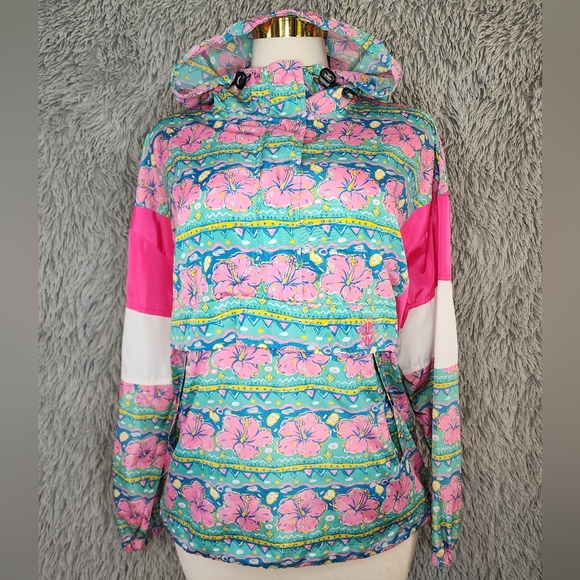 Simply Southern | Jackets & Coats | Simply Southern Floral Striped Pink ...